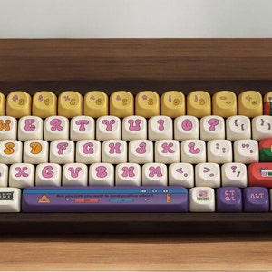 American Retro SOA Profile Keycap Set - Custom Novelty Keycaps - Hippy ...