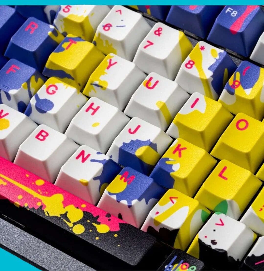 Graffiti Keycaps - Cherry Profile Keycap Set - Graffiti Art Themed ...