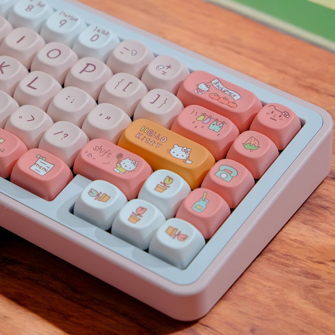 Hello Kitty MOA Profile Keycap Set - 126 Keys - ANSI Layout - Etsy