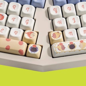 Bear Story Keycap Set - FOA/XOA Profile Keycap Set - Kawaii Bear Book ...