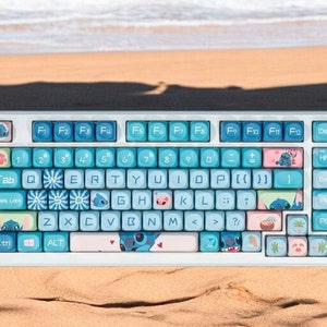 Stich Keycap Set - MOA Profile Keycap Set - Lelo and Stich, Disney ...