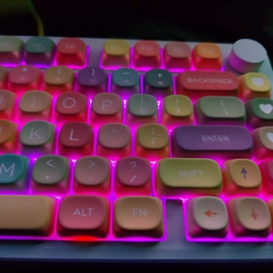 Creamy Ice Cream Matcha V4 Linear HI8 Aluminum Keyboard With MOA Candy ...