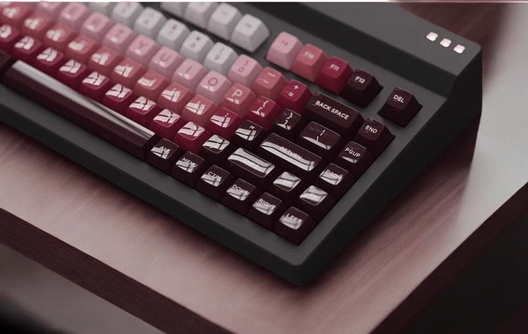 JTK Rougetheme Keycap Set Keycap Set HSA Profile Glossy Keycap Set ...