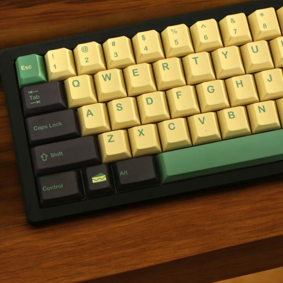 GMK Avacado Keycaps Cherry Profile Keycap Set Avacado Themed Keycaps ...