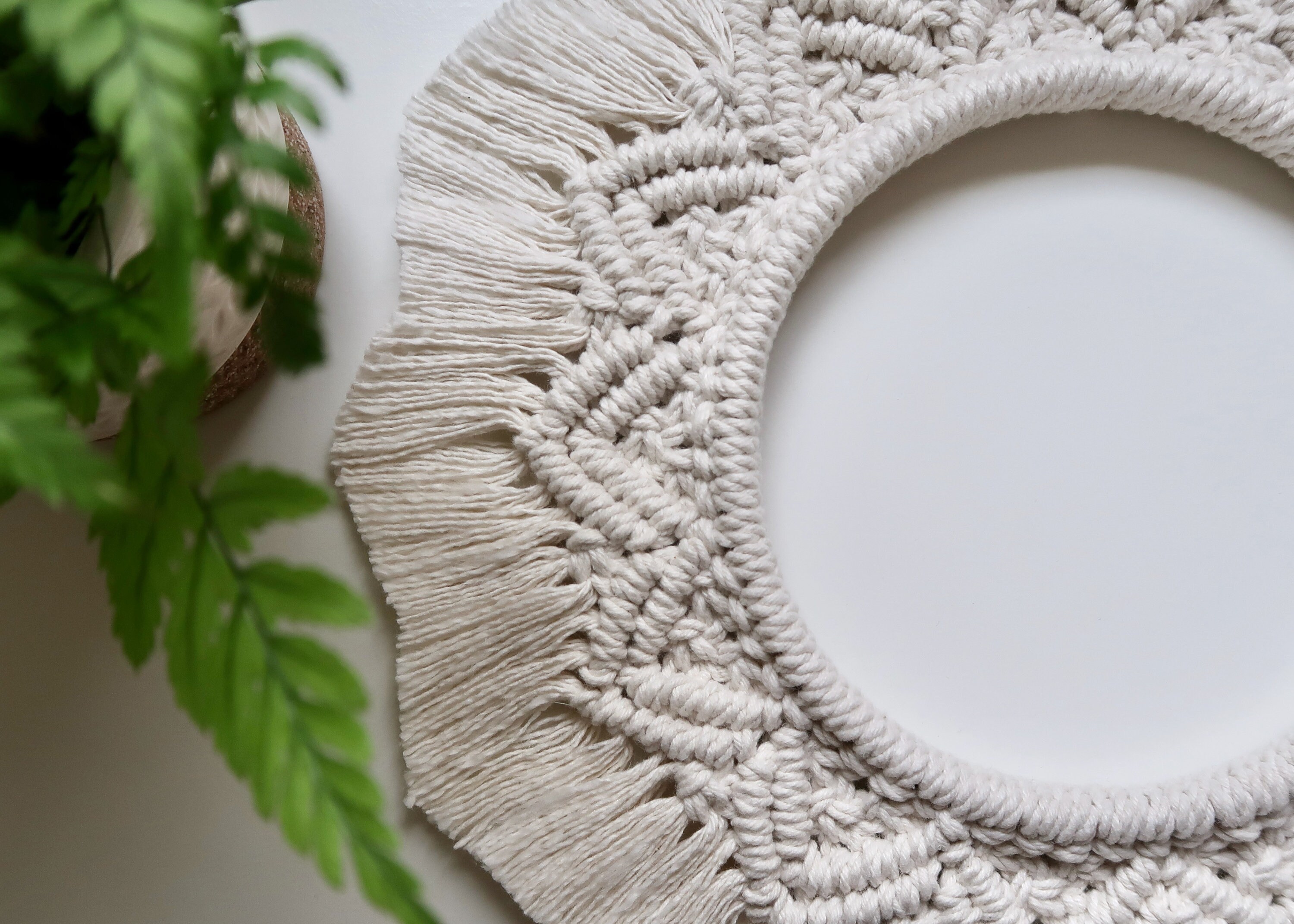 Macrame Wreath / Macrame Sun Wall Hanging / Macrame Mandala / Boho ...