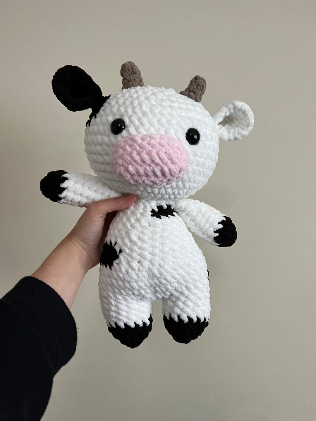 Crochet Cow Plush Toy - Etsy
