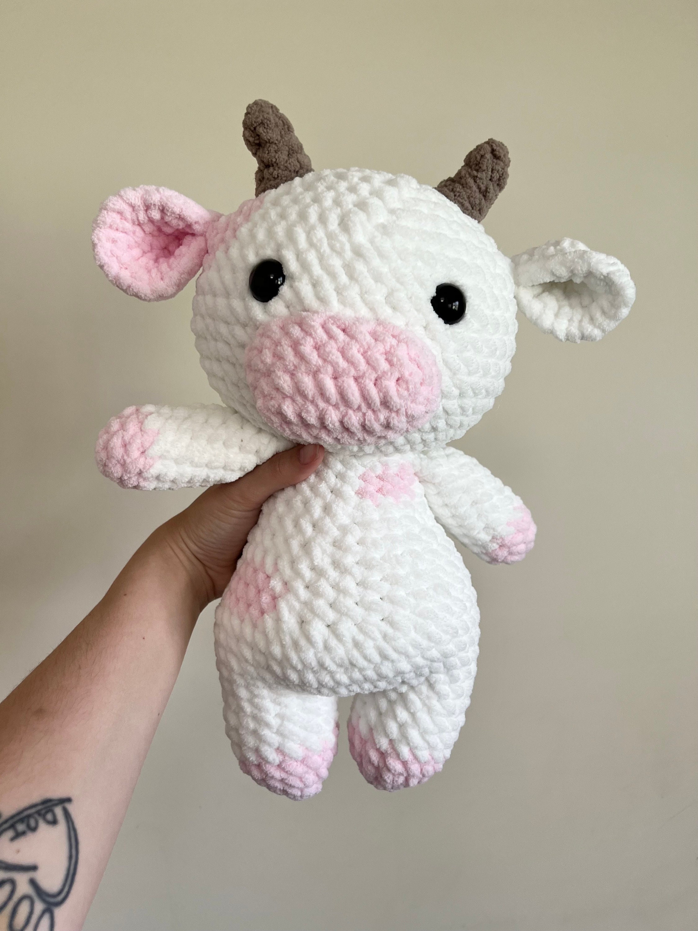 Crochet Cow Plush Toy - Etsy