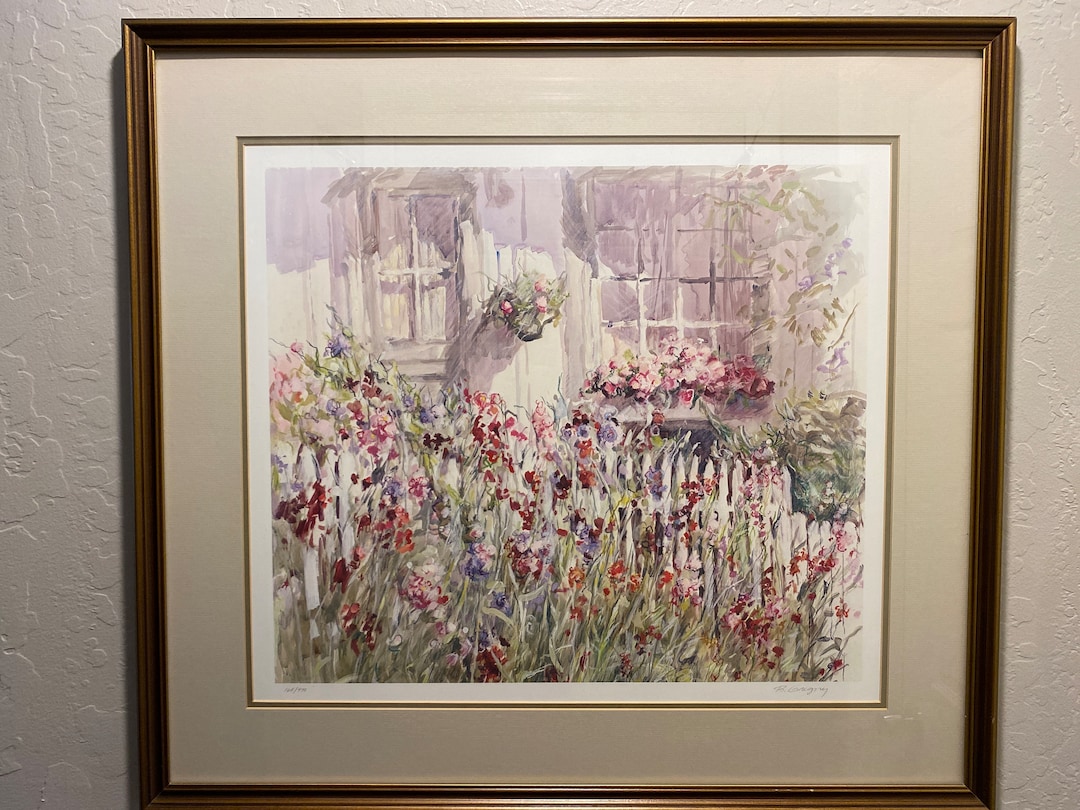 Bonnie Gregory Beach Cottage Offset Lithograph Art Limited Edition ...