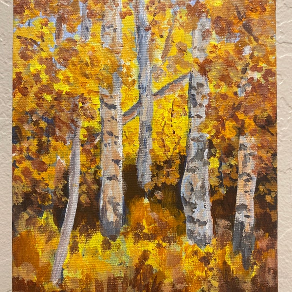 Aspen Tree Painting - Etsy