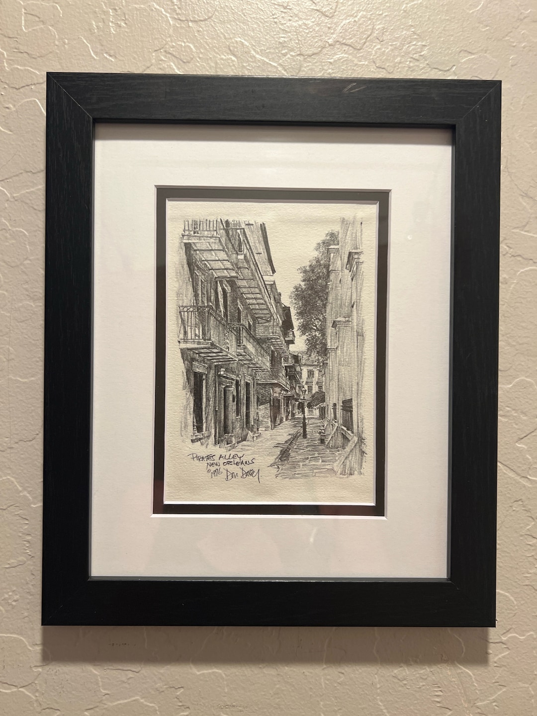 Don Davey Pirates Alley New Orleans Print Double Matted and Framed - Etsy