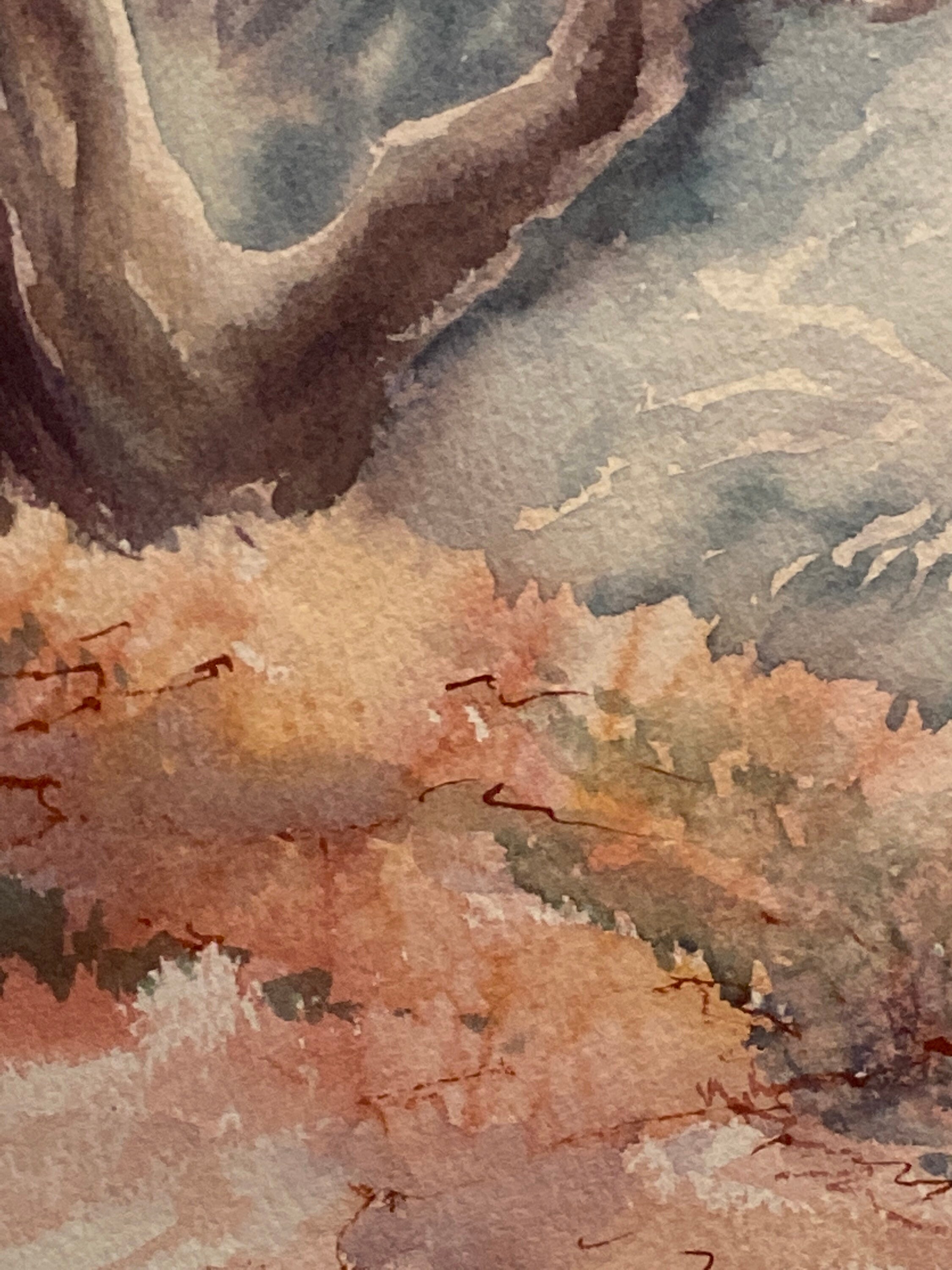 Lorraine Edrie carmel Original Watercolor Painting Signed - Etsy