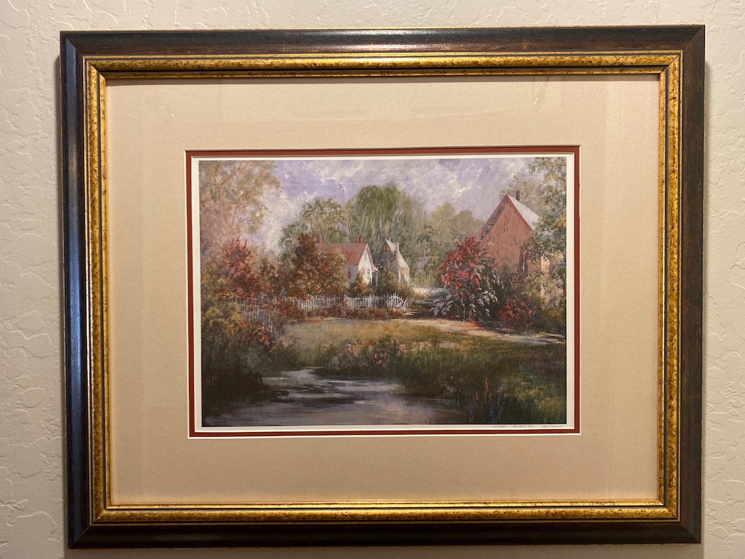 Original Judy O’brien Lithograph Signed and Numbered Cottages on the ...