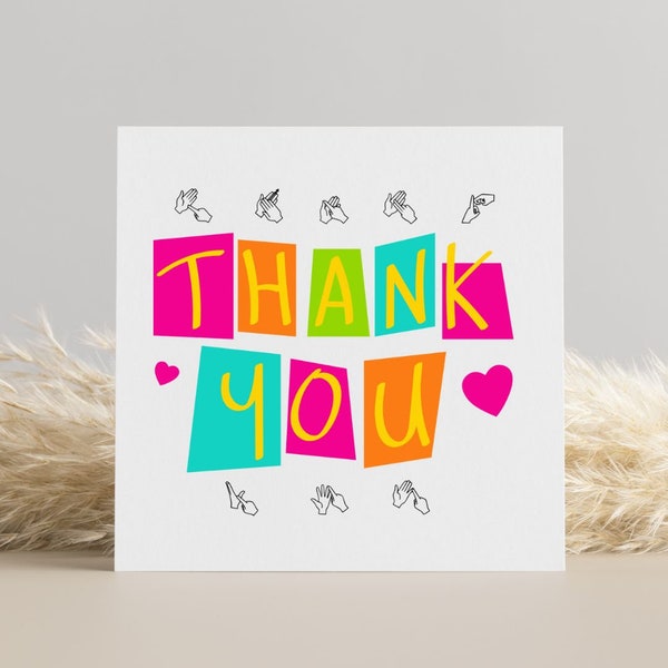Bsl Thank You - Etsy UK