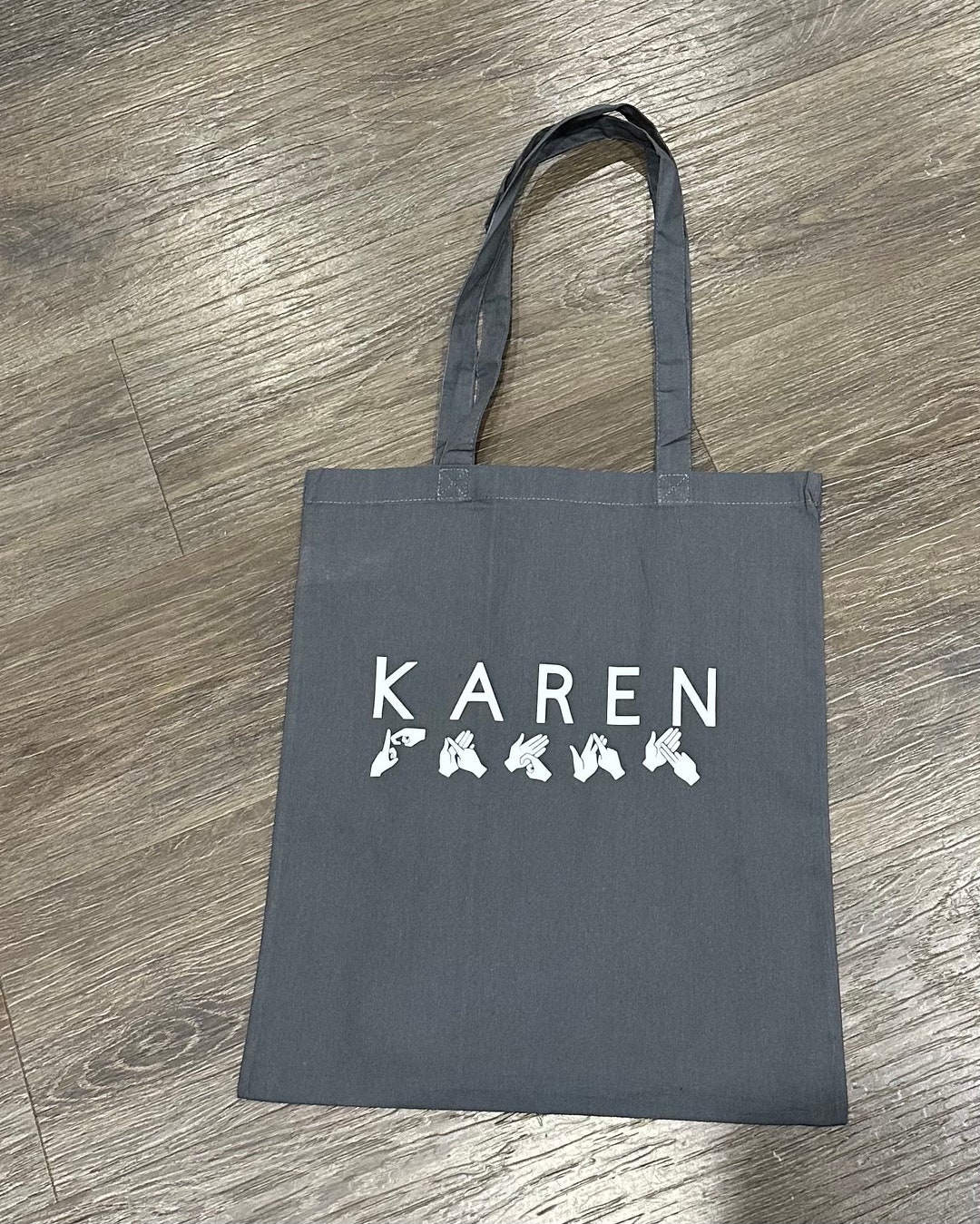 Sign Language Tote, BSL Gift, British Sign Language, Personalised Gift ...