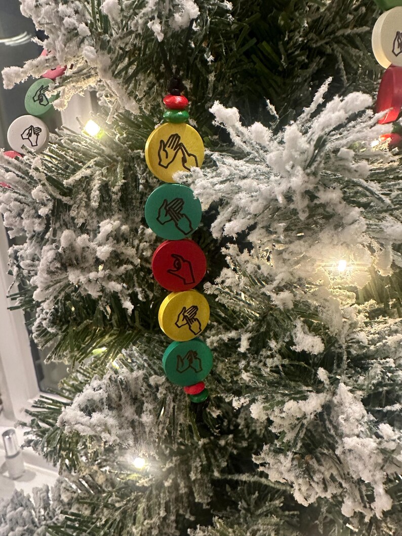 Bsl Decoration, Personalised Bsl Gift, Bsl Teacher Gift, Bsl Bauble ...