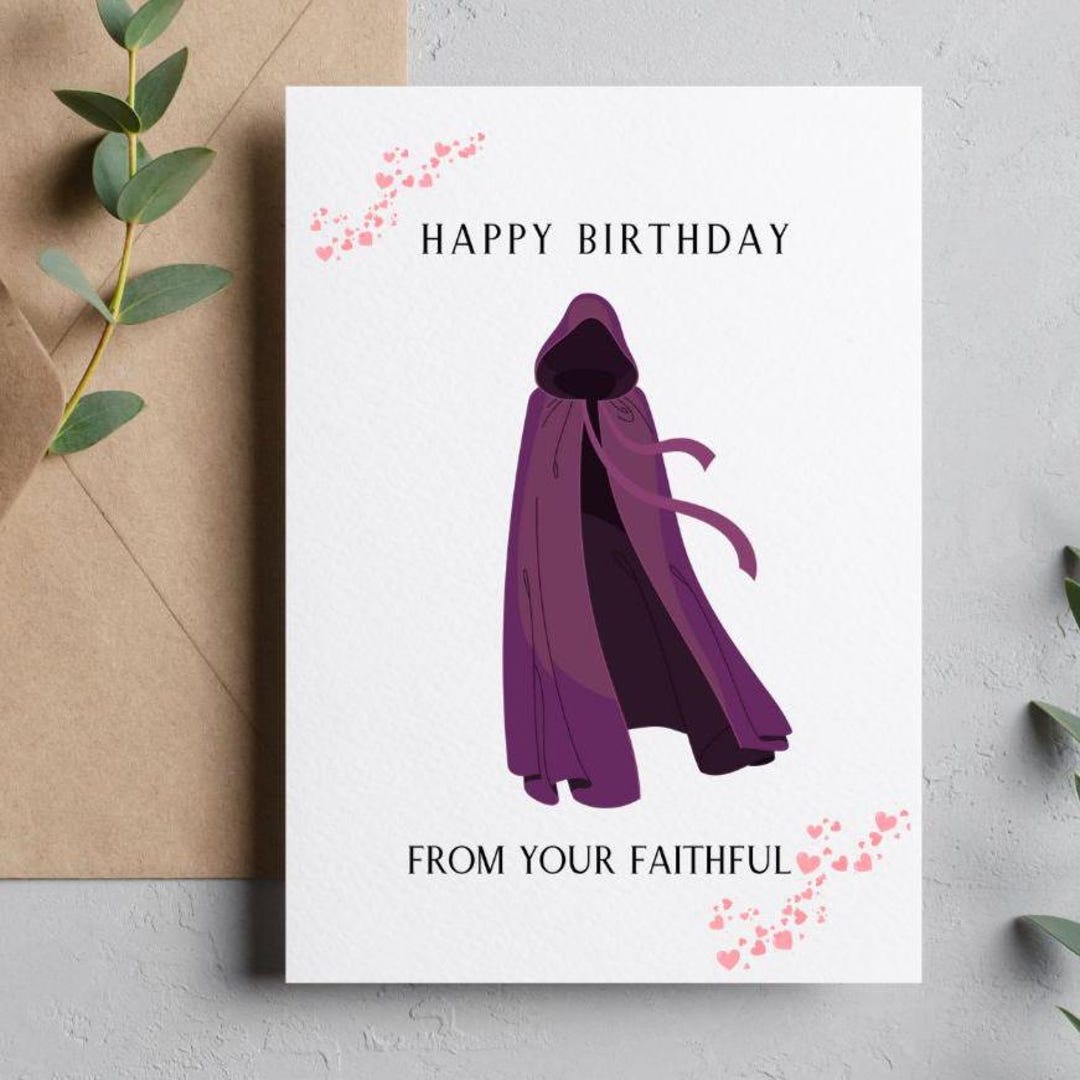 Faithful Birthday Card, Traitors Birthday Card, Traitors Anniversary ...