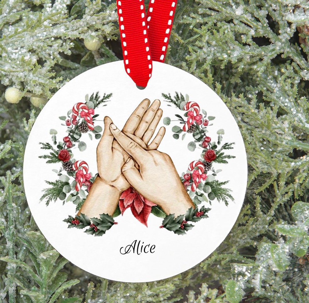BSL Decoration, British Sign Language, BSL Gift, Hanging Ornament, BSL ...