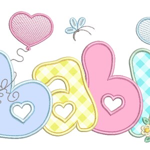 Baby Embroidery Design: Machine Embroidery Pattern (instant Download ...