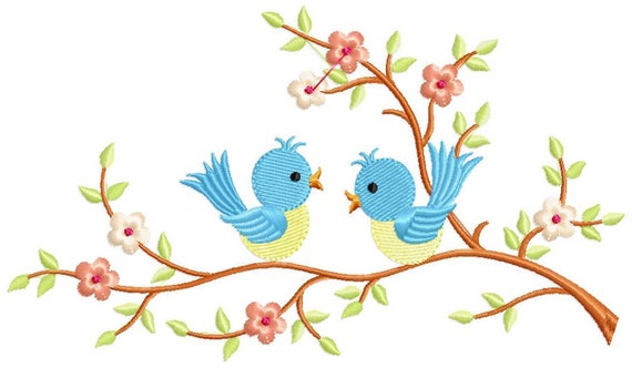 Cute BIRDS Embroidery Designs Bird Embroidery Designs Baby | Etsy