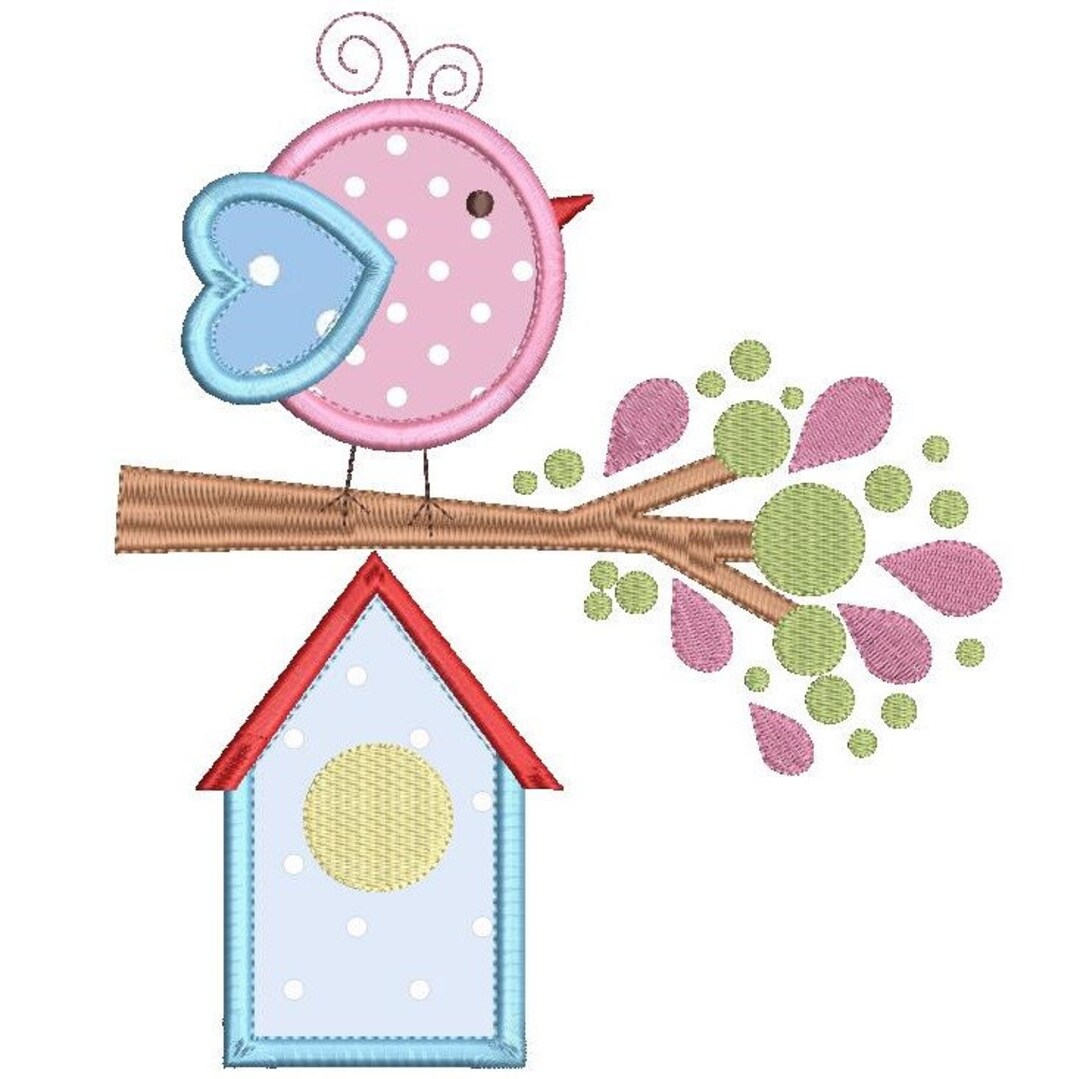 Cute BIRDS Embroidery Designs, Bird Embroidery Designs - Baby Girl ...