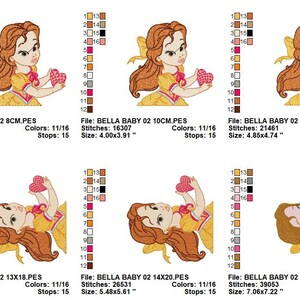 Bella Baby Machine Embroidery Designs - Bella Girl Embroidery Design ...