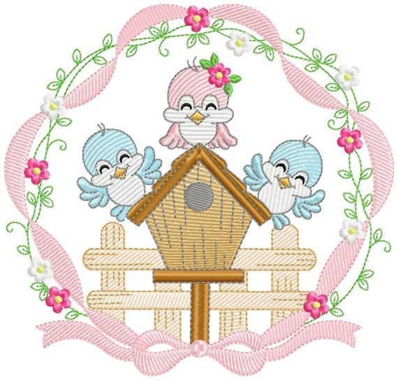 Cute BIRDS Embroidery Designs Bird Embroidery Designs Baby - Etsy