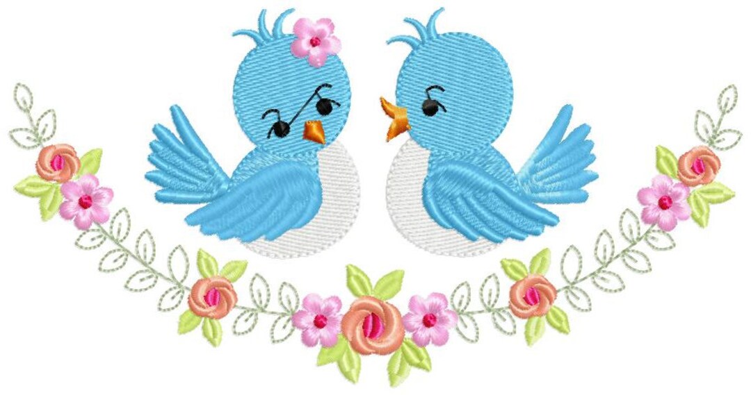 Cute BIRDS Embroidery Designs, Bird Embroidery Designs - Baby Girl ...