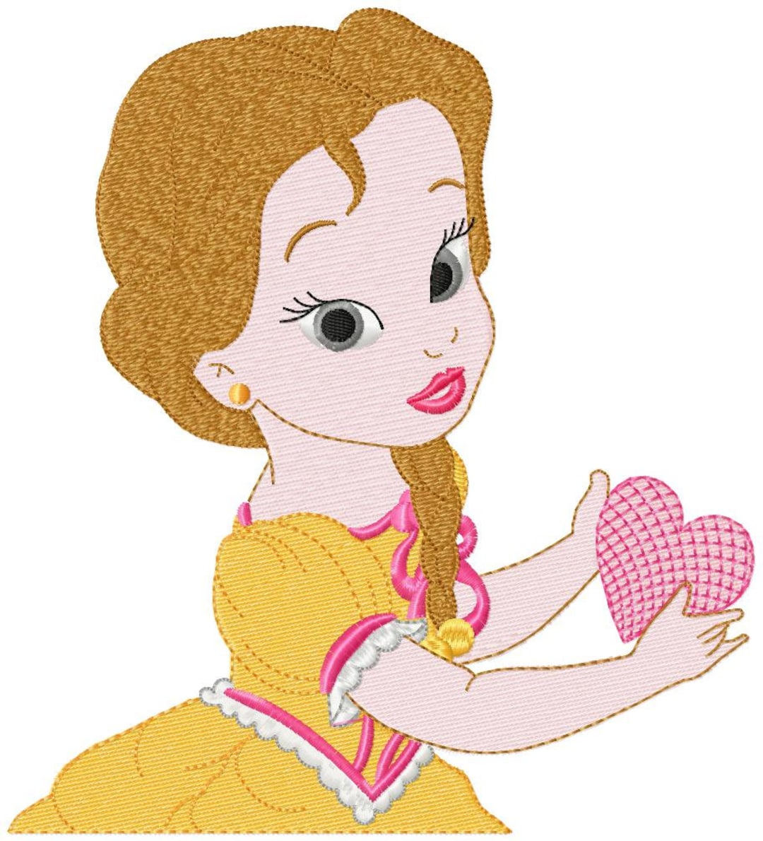 Bella Baby Girl Embroidery Design: Machine Embroidery Pattern (instant ...