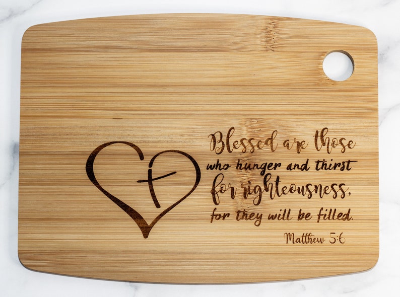 Bible Verse Gift Cutting Board, Custom Religious Gift for Housewarming ...