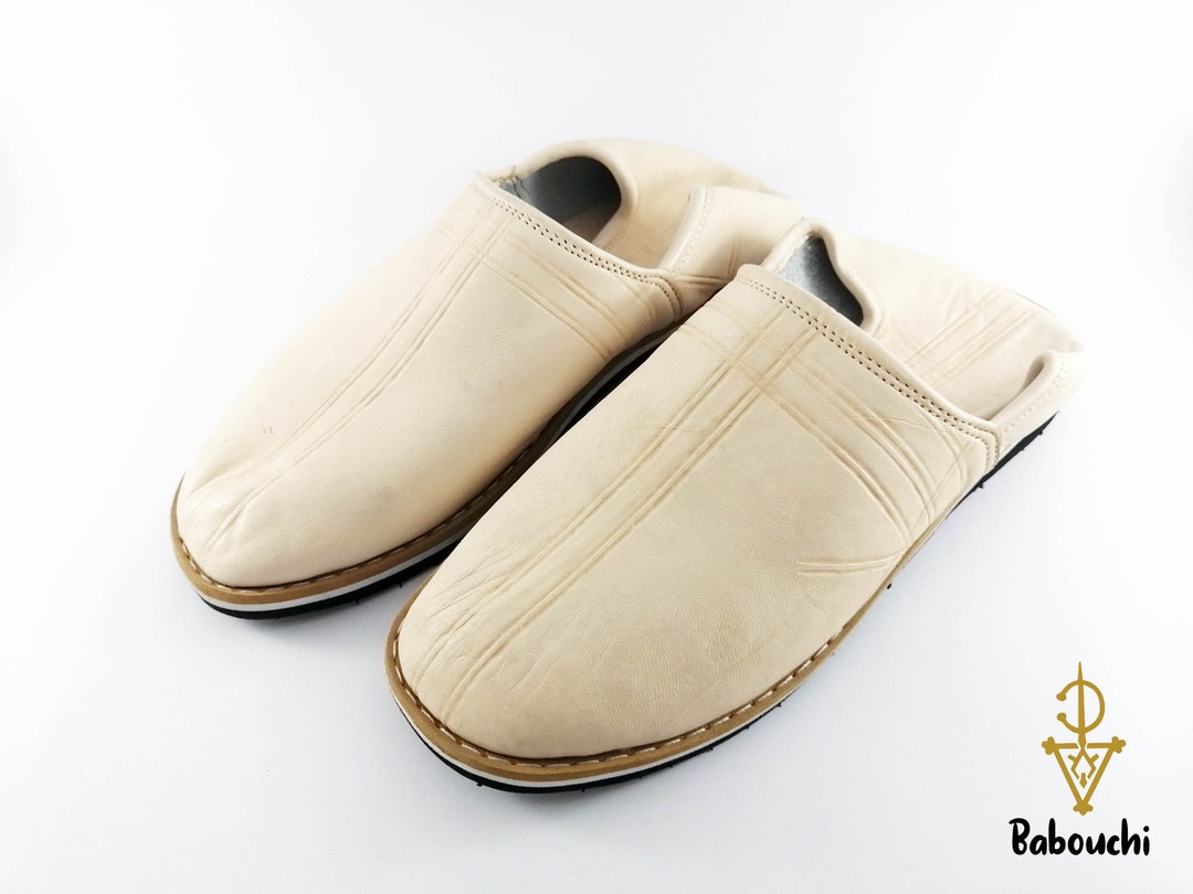 Moroccan Leather Babouches | Berber Shoes | Moroccan Handmade Slippers ...
