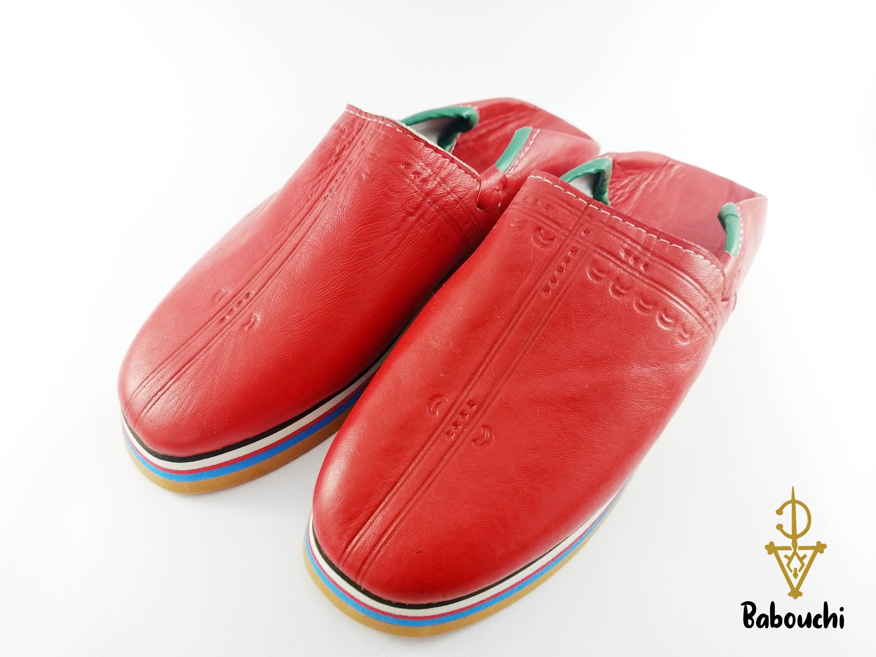 Moroccan Leather Babouches | Berber Shoes | Moroccan Handmade Slippers ...