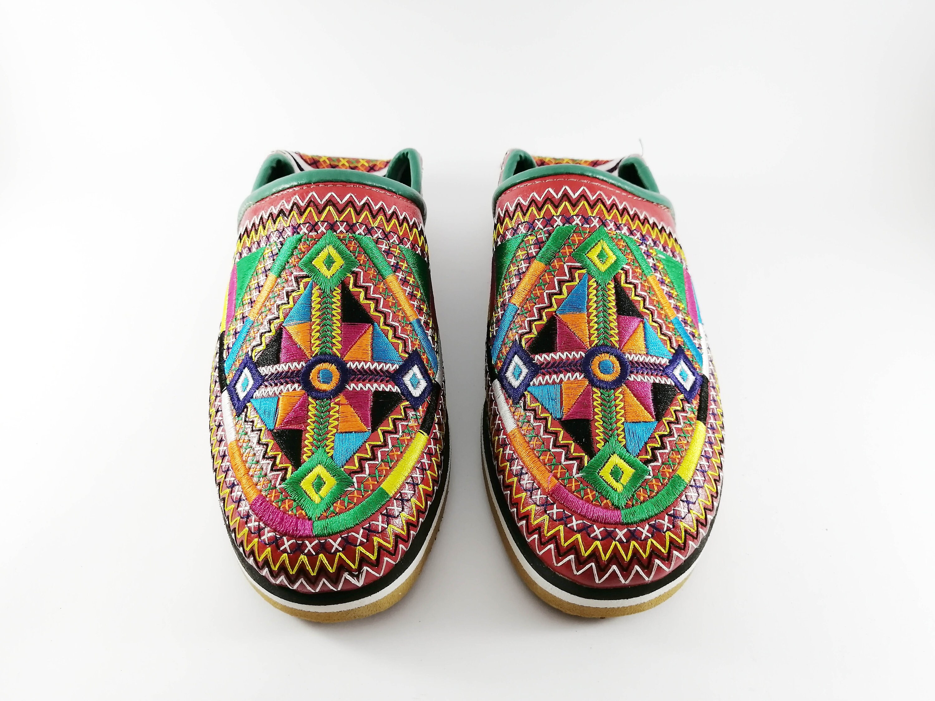 Moroccan Leather Babouches | Berber Shoes | Moroccan Handmade Slippers ...