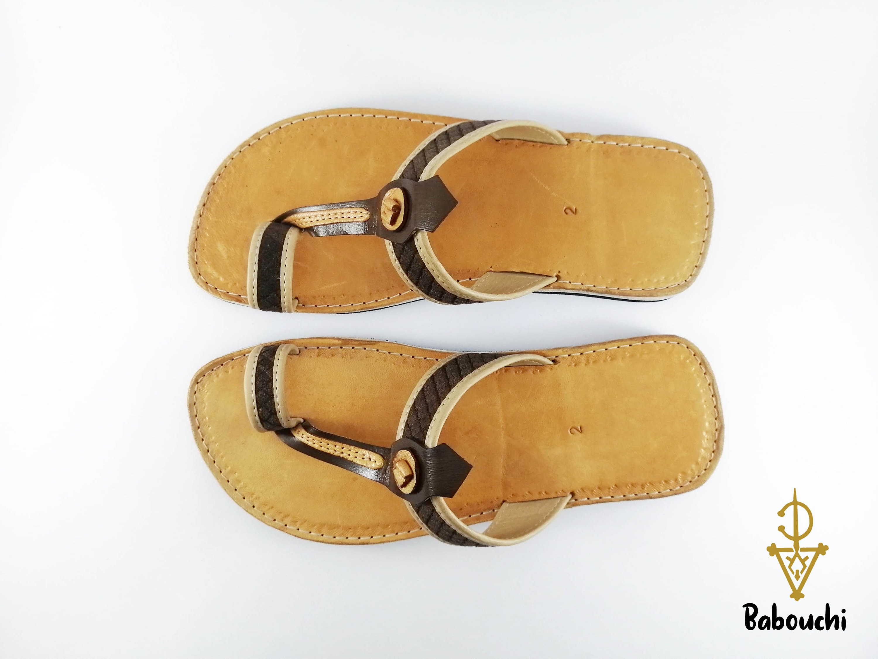Handmade Moroccan Leather Sandals | Embroidered Detail - Etsy