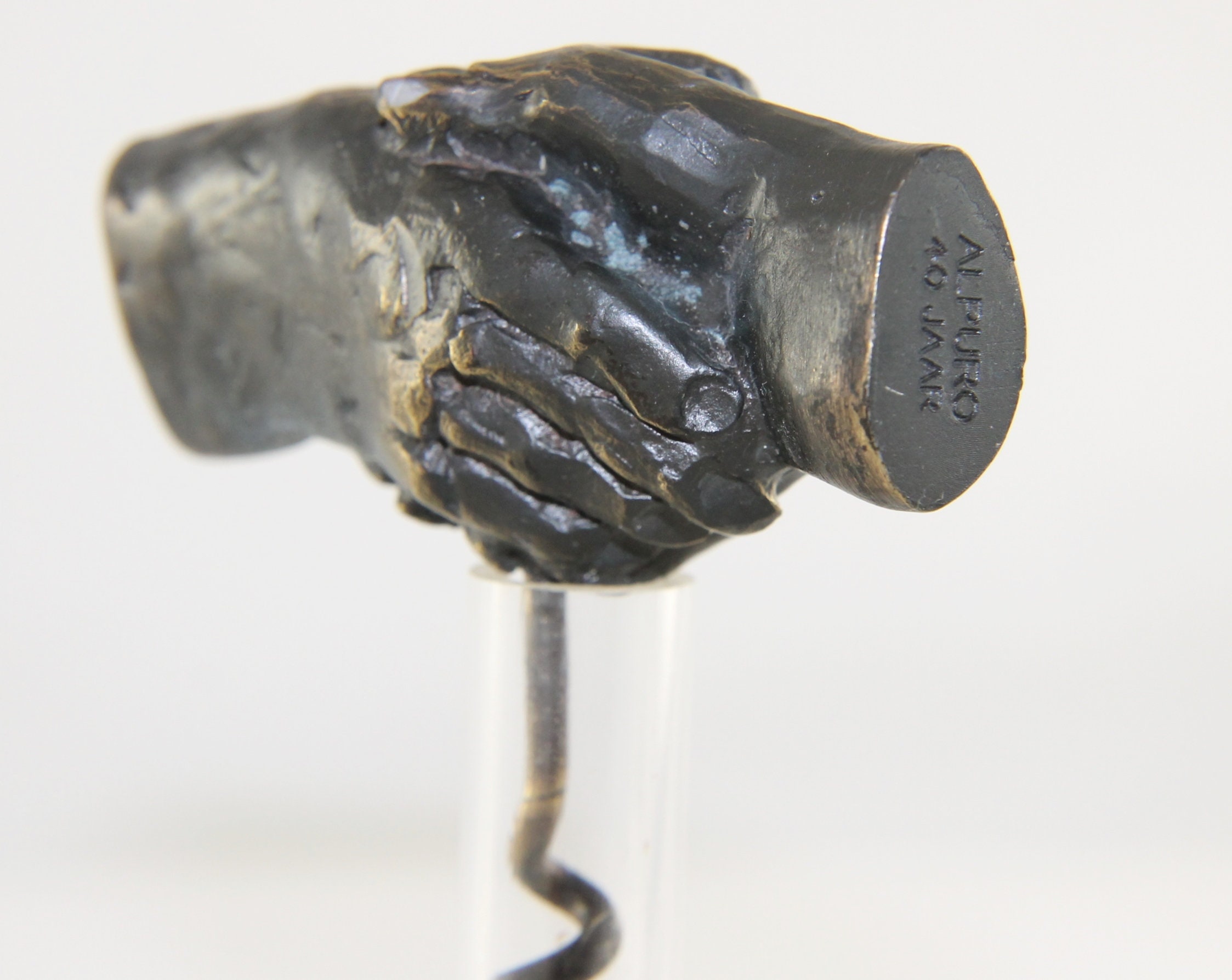 Old Friendship Hand Corkscrew/figural Corkscrew - Etsy