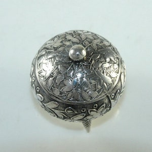 Vintage Silver 925 Miniature Trinket Box - Etsy