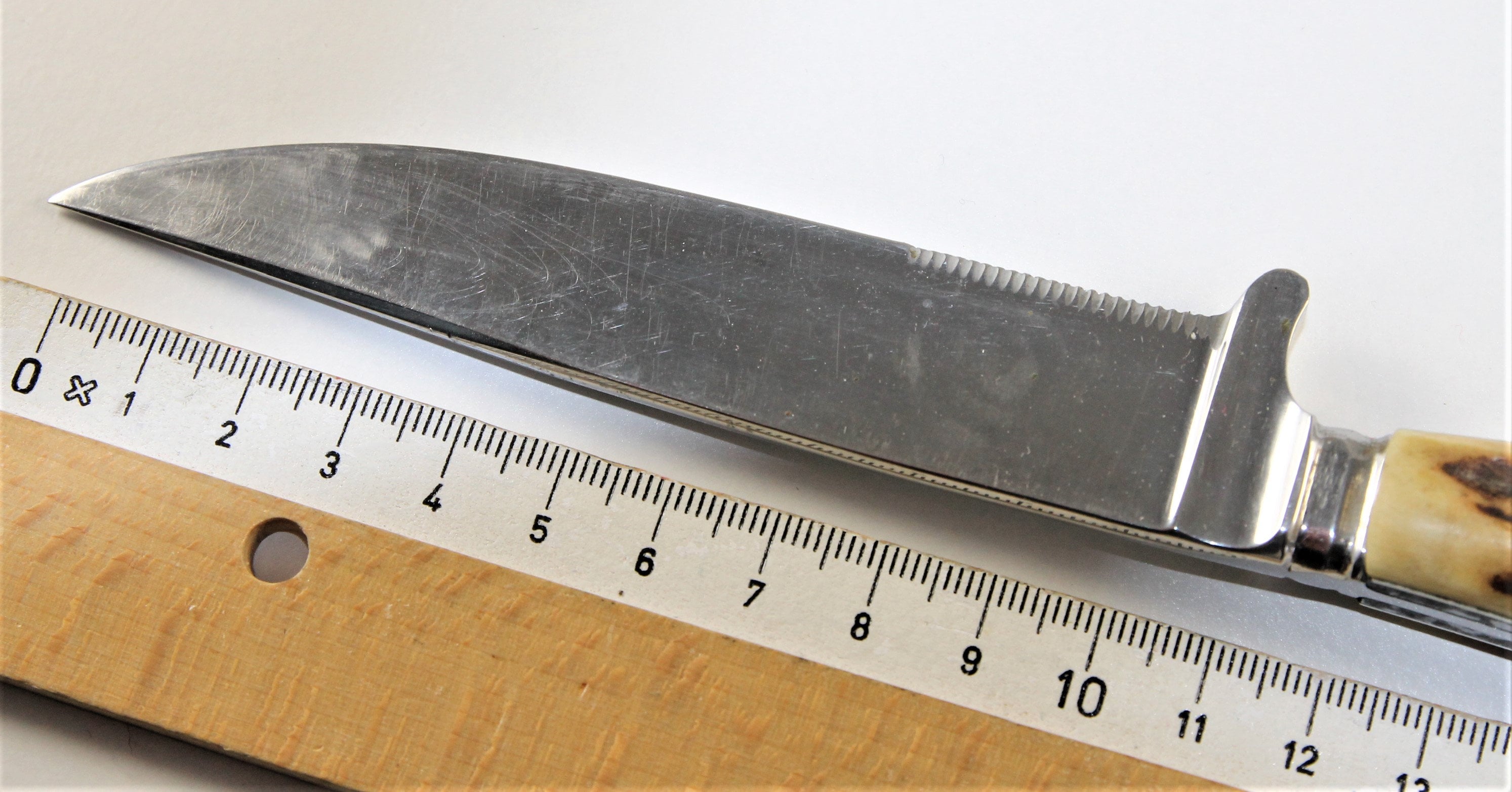 Vintage Hubertus Hunting Dagger/staghorn Boyscout Knife - Etsy