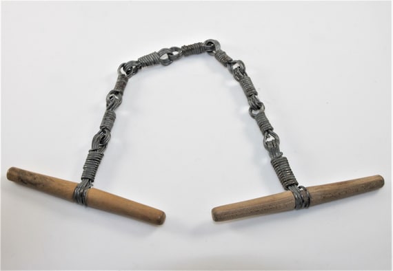 Antique Police Chain Nippers/handcuffs - Etsy
