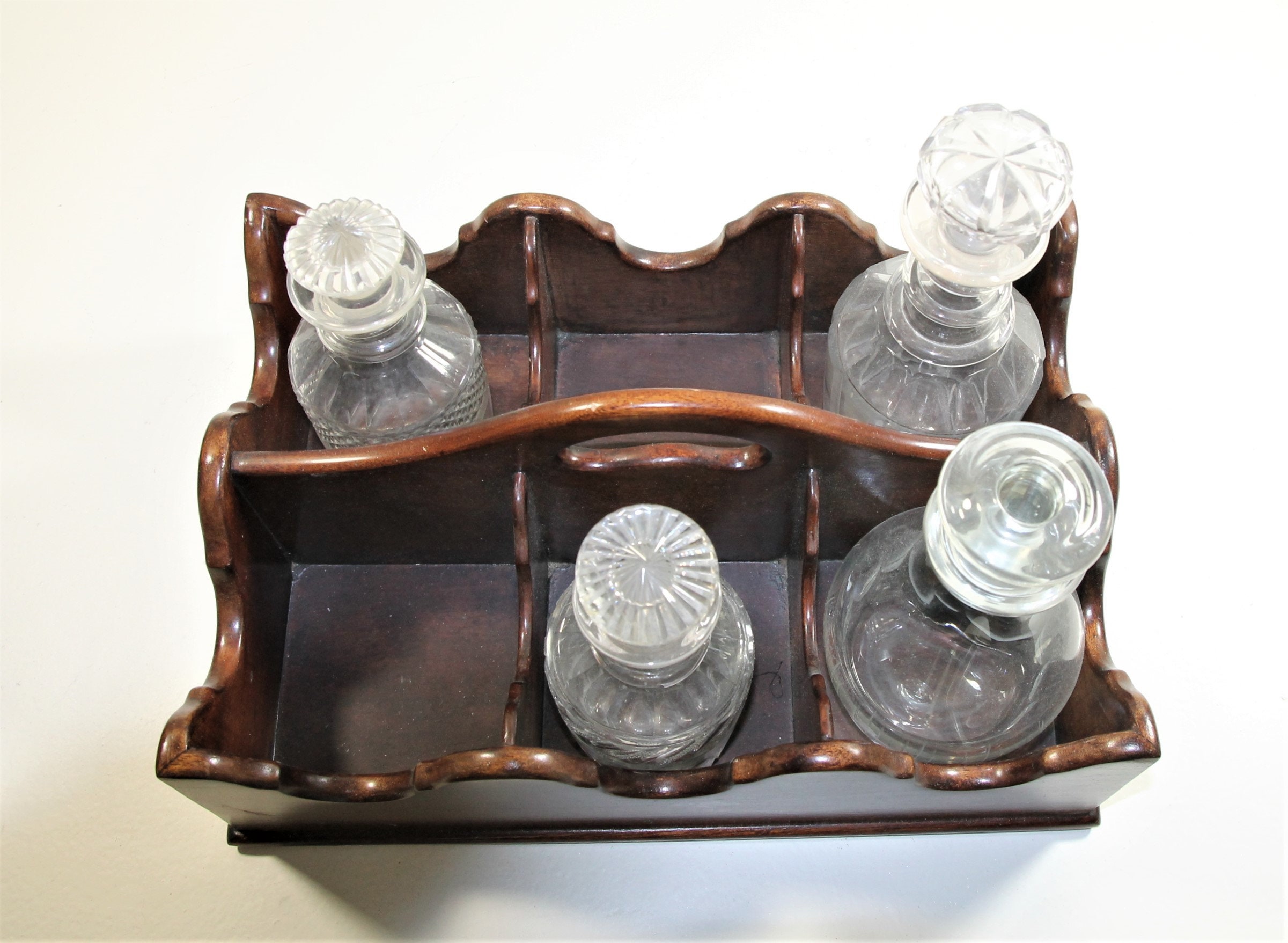 Antique Georgian Mahogany Decanter Tray - Etsy