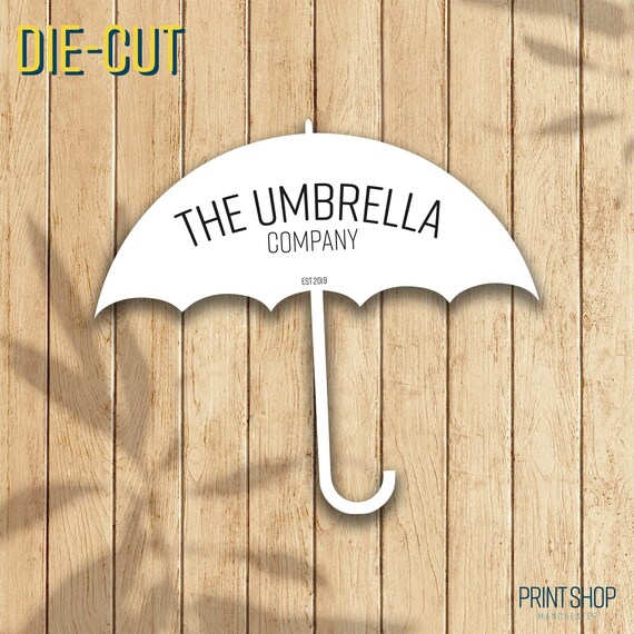 Personalised transparent DIE-CUT Stickers Business Waterproof Tear ...
