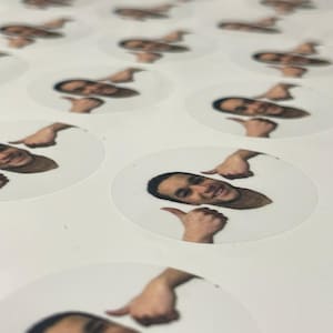 Personalised Transparent DIE-CUT Stickers - Business Waterproof, Tear ...