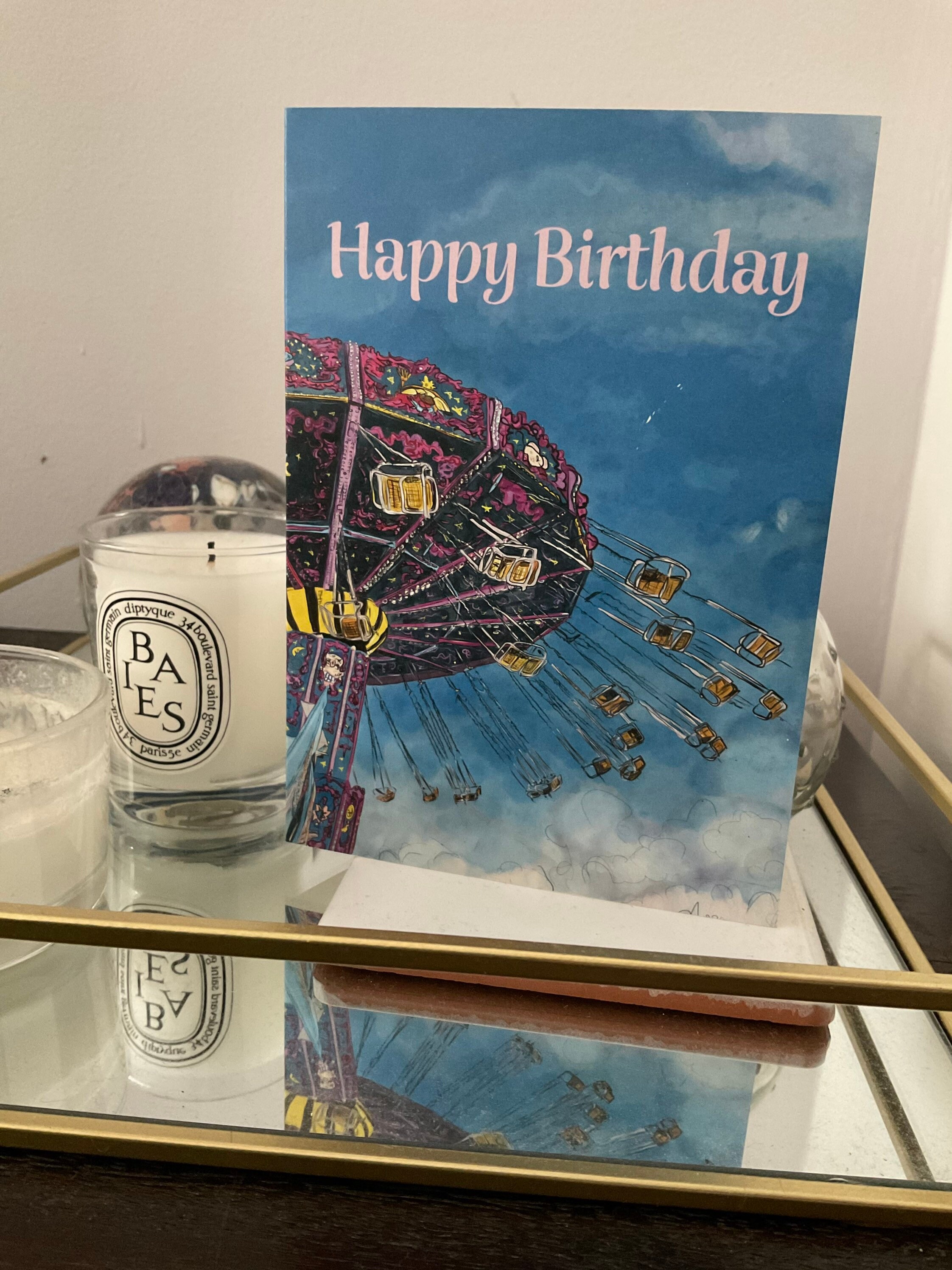 Fairground Birthday Day Card - Etsy