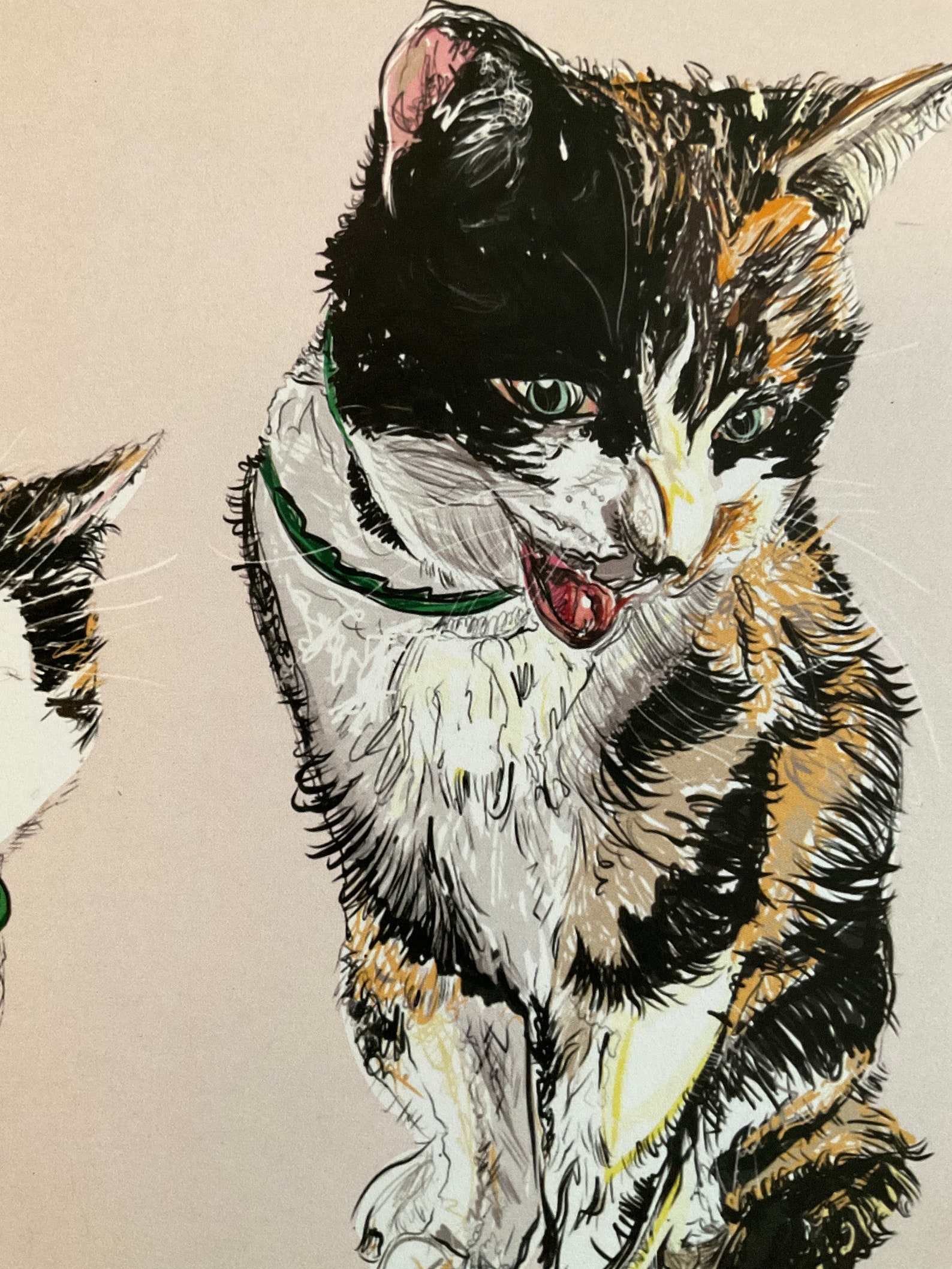 Bossy Cat Art Print on 100% Recycled Paper - Etsy