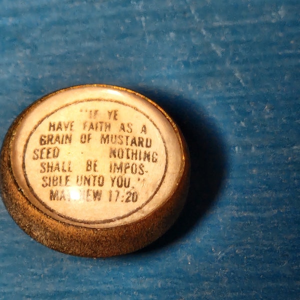 Mustard Seed Charm - Etsy