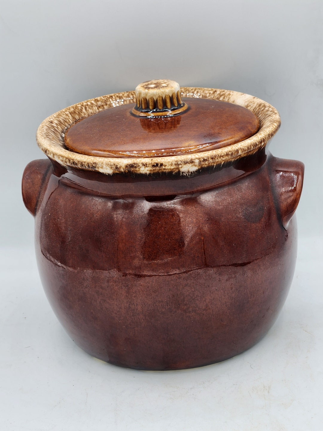 Hull Pottery Bean Pot - Etsy