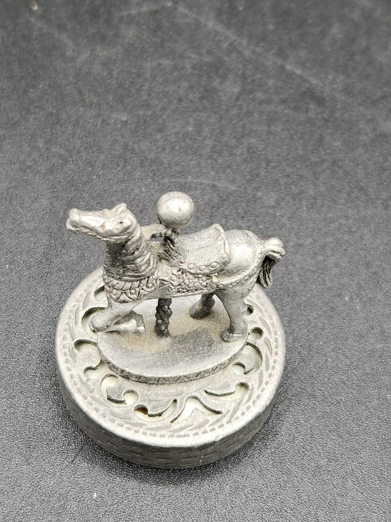 Pewter Carousel Horse - Etsy