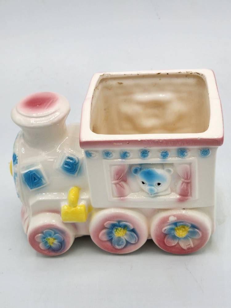 Vintage Relpo Baby Engine Planter - Etsy