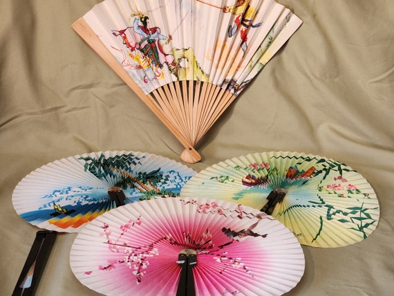 Vintage Chinese Hand Fans - Gem