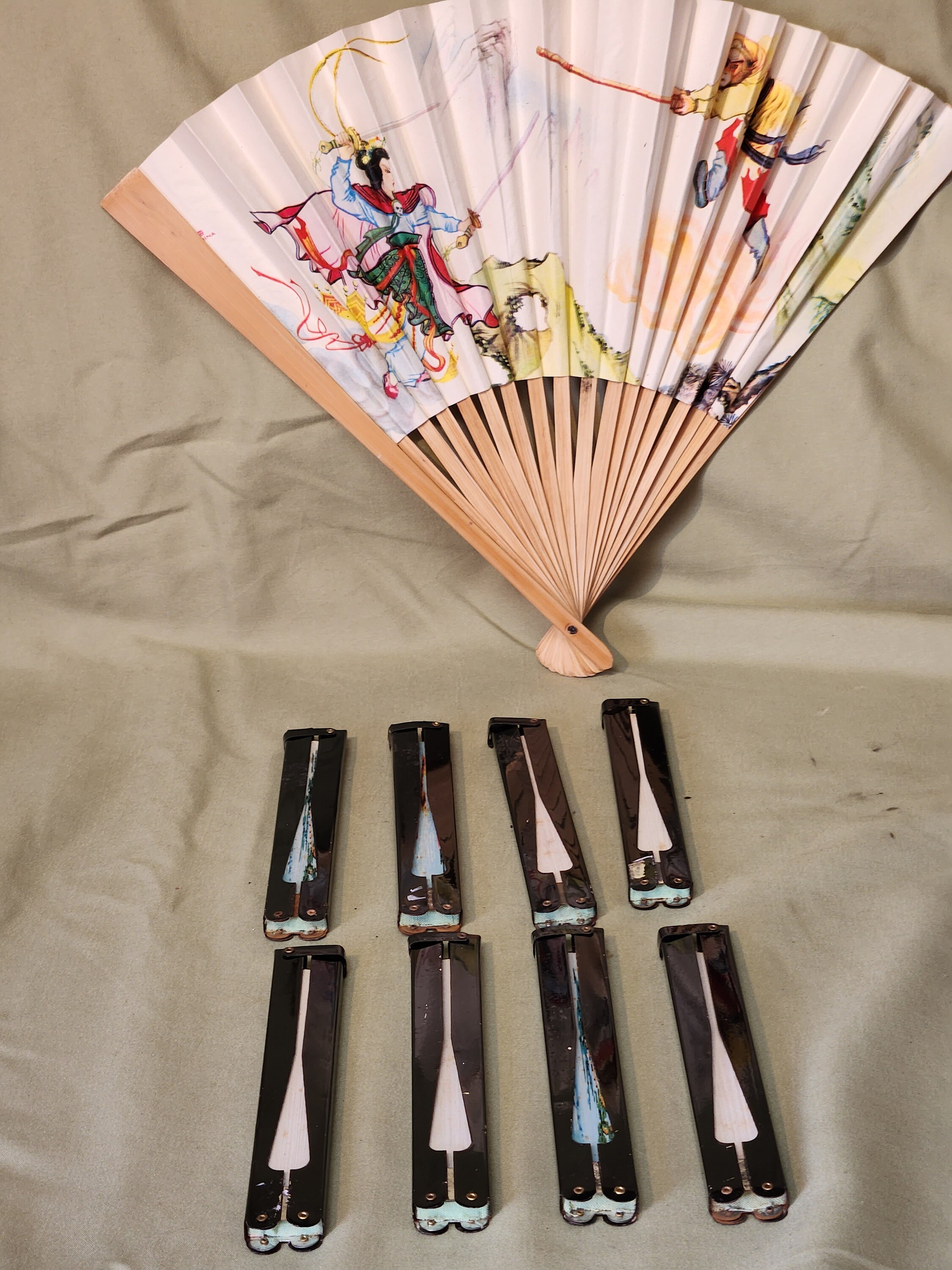 Vintage Chinese Hand Fans - Etsy