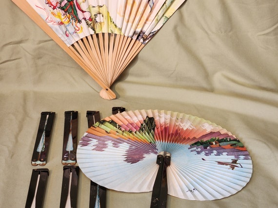 Vintage Chinese Hand Fans - Gem