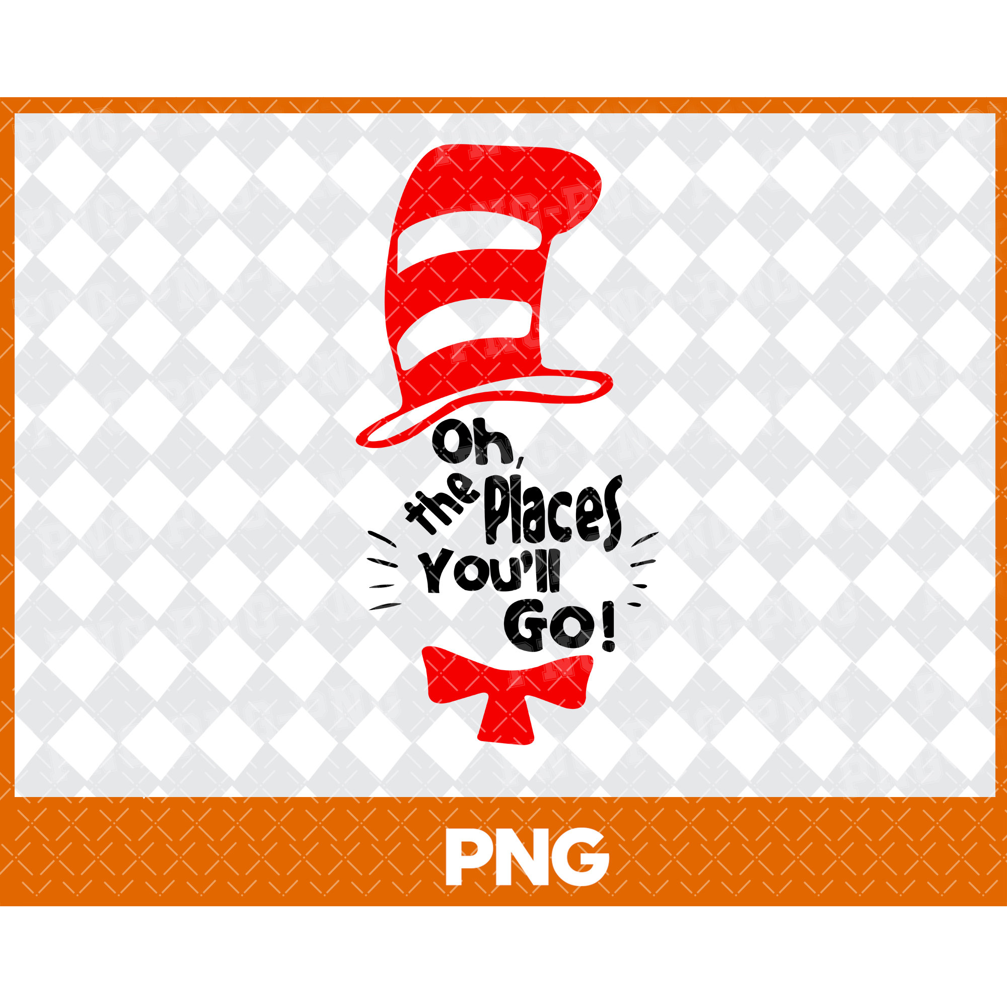 Oh the Places I'll Go Png Instant DOWNLOAD for Cricut, Teacher Life PNG ...